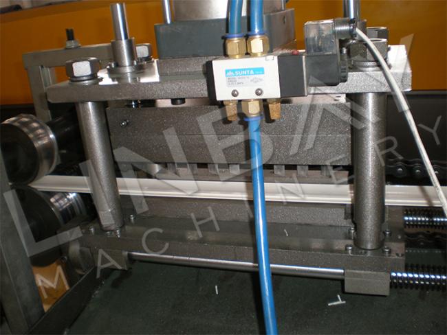 Automatic Fireproof Roller Shutter Slat Roll Forming Production Line With Hydraulic Cut