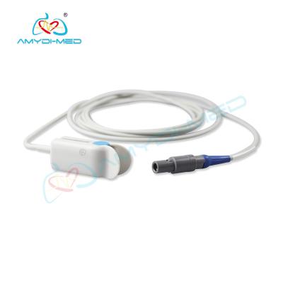 China Reusable Mindray 9000 Original PM-6201 6 pin Adult finger clip Spo2 Sensor for sale