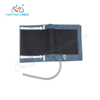 China High quality Reusable adult NIBP Double tube NIBP cuff,without gasbag, medical nibp,GREEN for sale