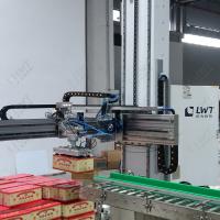 China Automatic Case Palletizer Machine Automated Palletizer Systems With Servo for sale