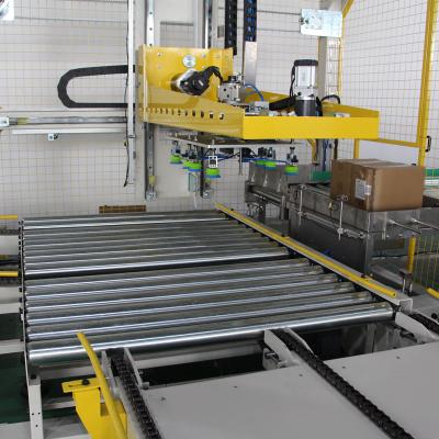 中国 LeadWorld 自動スタッキング パッキングライン パレット化機械 サーボ駆動 パレット化機 販売のため