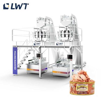 Cina Macchina automatica di riempimento di tonno con controllo PLC 20-40 bottiglie/min in vendita