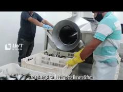 Línea de produção de peixe de sardinha