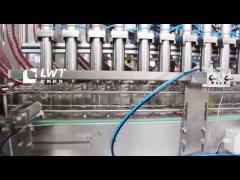 Automatische flessen met twaalf koppen aardbeienjam vulmachine