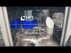 High Spray Washing Cleaning Machine For Plastic Turnover Basket Trays Egg Tray Crate Washer Tunnel