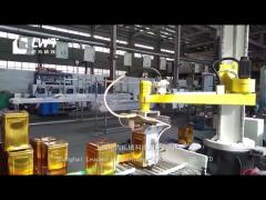 LWT Automatic Palletizer System For 20L Bottled Water CE
