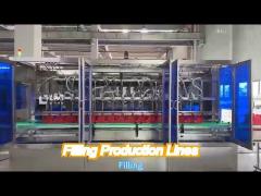 2600bph detergent filling production lines liquid filling machine