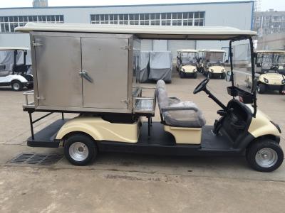 China Safety Battery Operated Electric Utility Vehicle , Street Car Golf Cart With Steel Box for sale