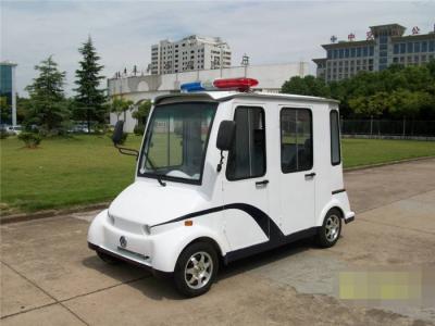 China 3.0KW DC Motor 4 Passenger Electric Security Patrol Vehicles With Closed Door for sale