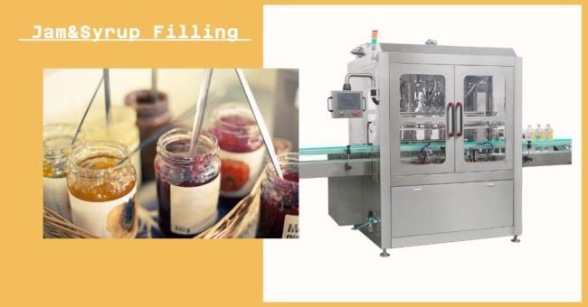 Automatic Heating Piston and Heating Tank Filling Machine for Jam Syrup Honey Thick Liquid