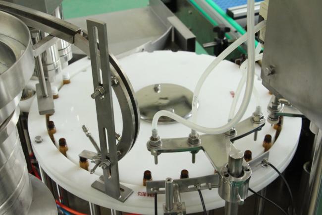 Npack Automatic Turntable Essential Oil Spray Bottle Dropper Bottle Filling Capping Machine