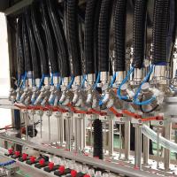China Npack Automatic 50ml-500ml Multi Head Piston Pump Peanut Paste Filling Machine for sale