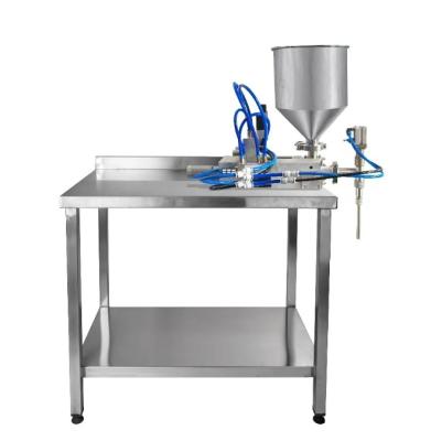 China Semi Automatic Piston Filling Machine For Cosmetics Perfume Paste Jam Sauce Viscous Liquid for sale