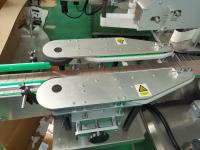 China Npack Automatic Pet Lube Oil Jerry Can Front and Back Labeling Machine with Coding Machine for sale