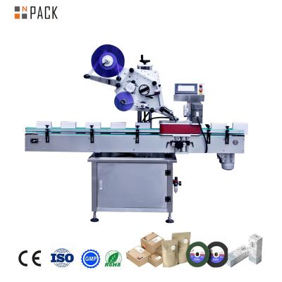 China High Speed Plane Labeling Machine For Flat Bag Pouches And Box for sale