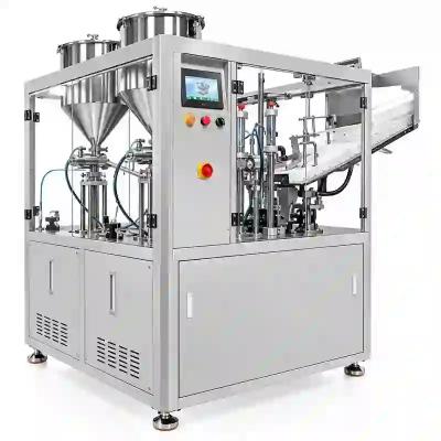 China Automatic High Performance Ultrasonic Dual-Chamber Tube Filling Sealing Machine for sale