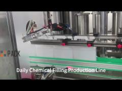 Automatische hoge nauwkeurigheid 500-1000 ml dagelijkse chemische lineaire douchegelvulmachine voor flessen