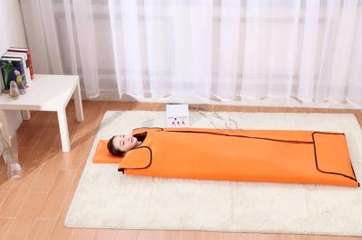 China 110V-240V Blanket Sauna For Weight Loss Far Infrared Sauna Blanket Orange for sale