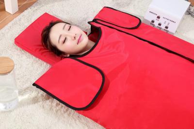 China Red Thermal Sauna Blanket Pressotherapy Far Infrared Thermal Blanket for sale