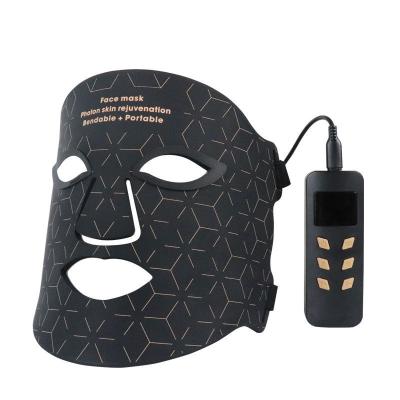 Cina Maschera di terapia con luce rossa in silicone 110 pezzi Maschera a luce rossa a LED in vendita