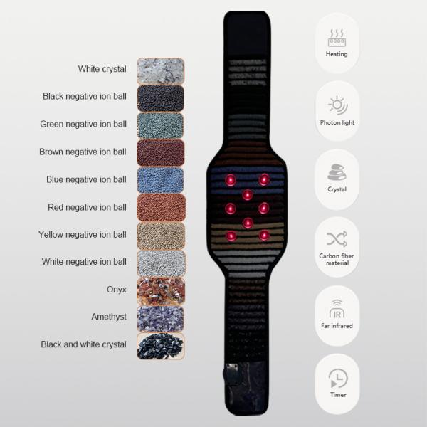 Quality 80W Power 8pcs Photon Lights Far Infrared PEMF Belt for Pain Relief for sale