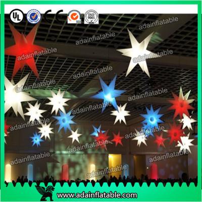 China Beautiful 210T Polyester Cloth LED Lighting Inflatable Star a for sale