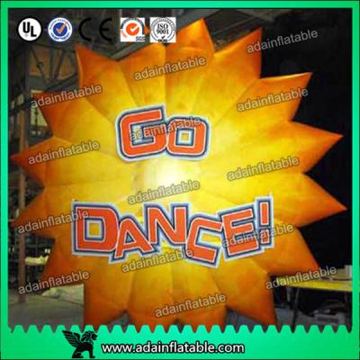 China 2M Customized Event Party Decoration Inflatable Sunflower Club Decoration Inflatable for sale