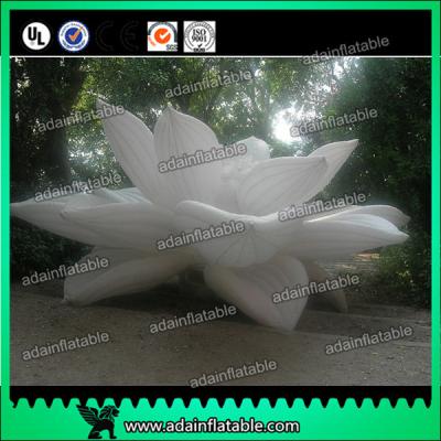 China Giant White Inflatable Lotus Flower Customized For Outdoor Event for sale