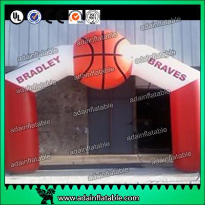 China Football Sports Event Advertising Inflatable Arch Football Replica for sale