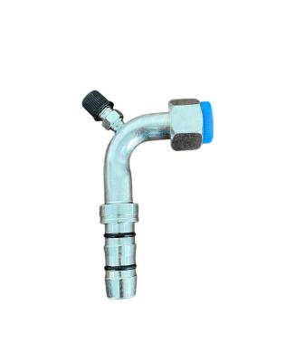 China OR 5 to 6 90° Elbow Tube Fitting with Service Valve | Refrigeration Hose & Component Connector for sale