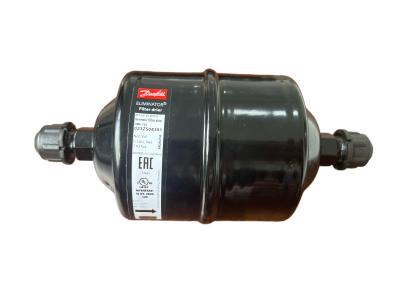 China Danfoss ELIMINATOR DML163 Hermetic Filter Drier - 46bar High Pressure Resistant with 100% Molecular Sieve Core and Silver-Plated Copper Connectors for sale