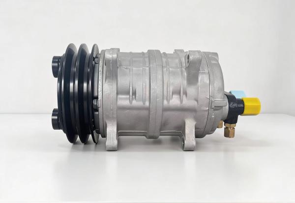 Quality Carrier 160 Swash Plate Hermetic Truck Refrigeration Compressor with Double Pulley Drive R404A R134A Compatibility and Durable Cast Aluminum Body for sale