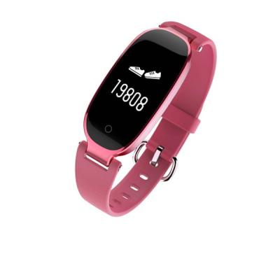 China Beautiful Women Girl smart band  Smart Watch Color Screen Waterproof Heart Rate Monitor Smart bracelet S3 for sale
