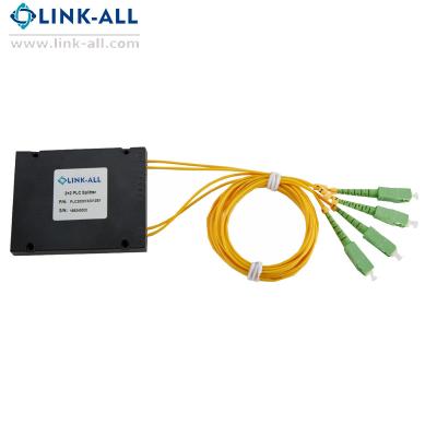 China 2x2 Passive PLC (Planar Lightwave Circuit) Splitter in ABS Box splitter for sale