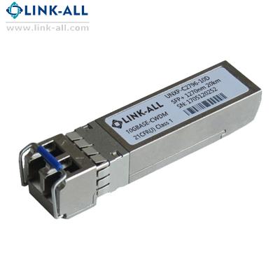 China 10G CWDM Dual fiber LC SFP+ Module Optical Transceiver with ddm for sale