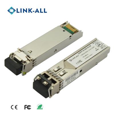 China Link-all 1.25G CWDM SFP 1270nm~1610nm Wavelength 80KM with DDM for sale