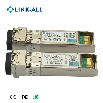 China 1.25G DWDM SFP 120KM Optical Transceiver Module For Ethernet and FTTH for sale