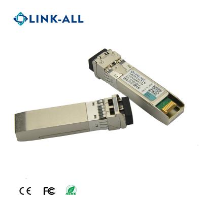 China CWDM Transceiver 10G SFP+ Transceiver With 1470nm~1610nm Wavelength 80km for sale
