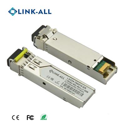 China 1.25G 1310NM/1550NM(1550NM/1310NM) Wavelength BIDI 40KM Transceiver With SC Connector for sale