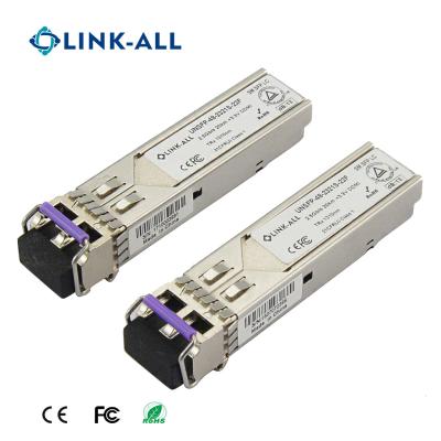 China Factory Supply 2.5G 1550NM 40KM/ER Optical Transceiver With DDM for sale
