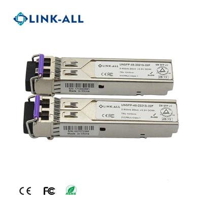 China Long Distance 2.5G 1550NM 120KM Optical Transceiver With DDM for sale