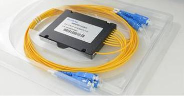 China Singlel Fiber Bi-direction 6 Services 12 Wavelengths DWDM MUX/DEMUX With ABS BOX for sale