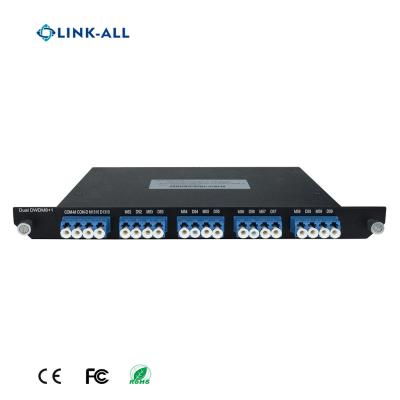 China DWDM 8+1 MUX/DEMUX with 40G&100G upgrade port Plug-in Module for sale