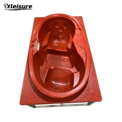 Cina Made in China oval spa hot tub mold wood-fired acrylic hot tub mould 2-person outdoor spa bathtub fiberglass FRP spa poo in vendita