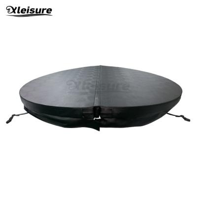 Cina Excellent Material round black spa cover encasing the skin  for hot tub wooden and inflatable spa cover in vendita