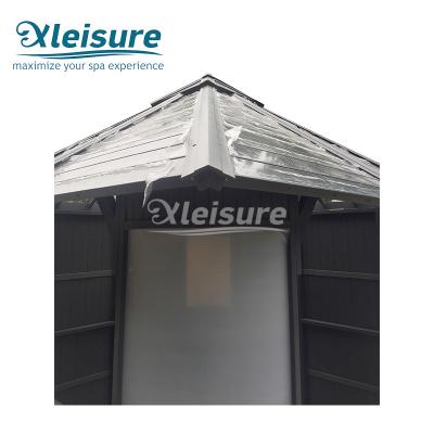 China Commercial Spa Tub Accessories Strong  Wooden Gazebo For Hot Tub Sturdy for sale