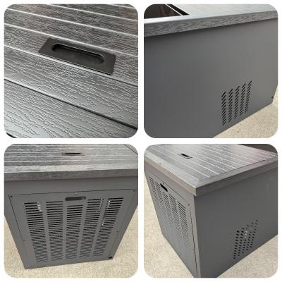 Cina Logo personalizzato vasca da massaggio in legno di acciaio inossidabile vasca da bagno portabile per atleti vasca da bagno a ghiaccio vasca da bagno a scarico fredda in vendita