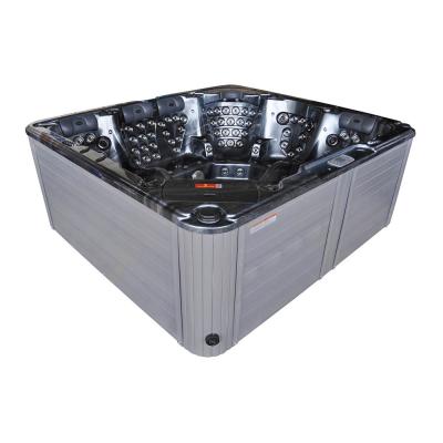 China Shwim Spa Grote Buiten Zwem Hot Tub met 4 Zitplaatsen en 2 Full-Body Lounges Draagbaar voor Feesten en Ontspanning Massage Te koop
