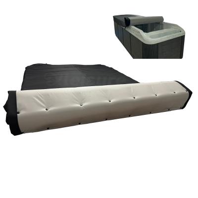 China Swim Spa Cover Rol-Up Design Past voor Canadese Spa Merken voor Buiten Zwembaden Oxford Doek Oprolbare Swimspa Cover Te koop