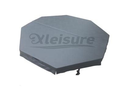 중국 암갈색 옥외 온수 욕조 온천장 덮개에 의하여 격리되는 온천장 덮개 4 인치 간격 판매용